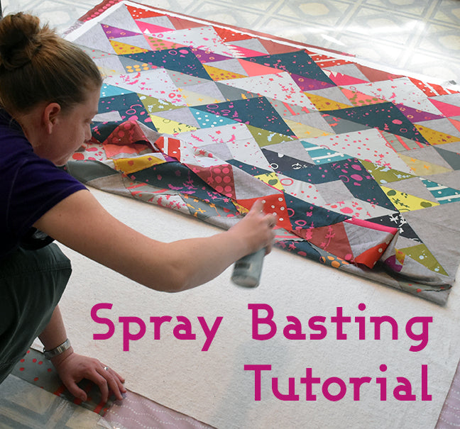 Step by Step Quilt Spray Basting Tutorial — Gotham Quilts