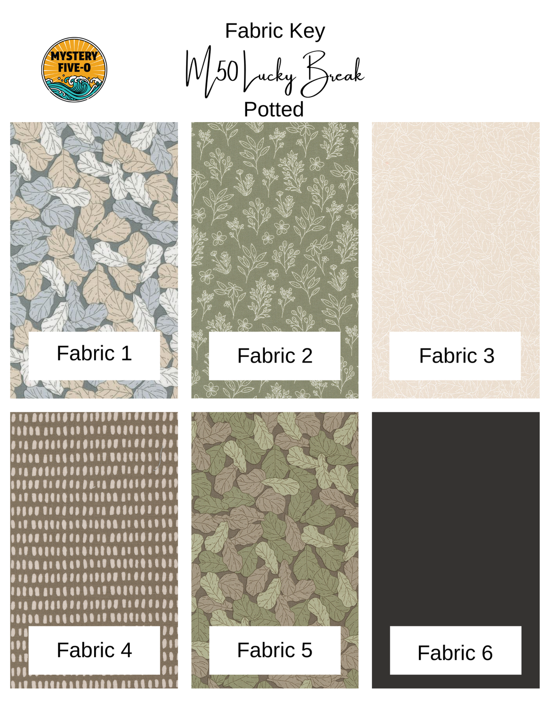 Kit: M50 Lucky Break | Potted — Gotham Quilts