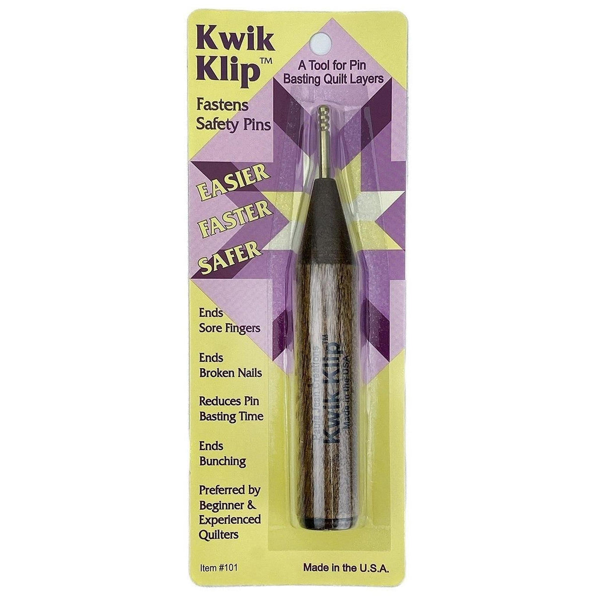 Kwik Klip for Pin Basting Quilt Layers — Gotham Quilts