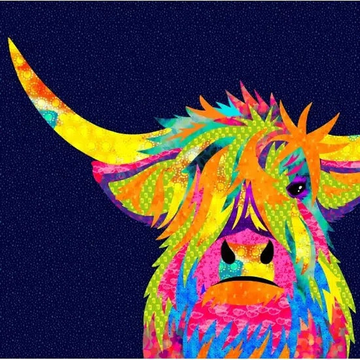 The Farmyard Collection Hamish the Highland Cow - Panel (36"x44 ...
