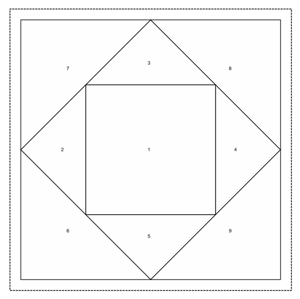 Economy Block Foundation Paper Piecing Free PDF Pattern — Gotham Quilts