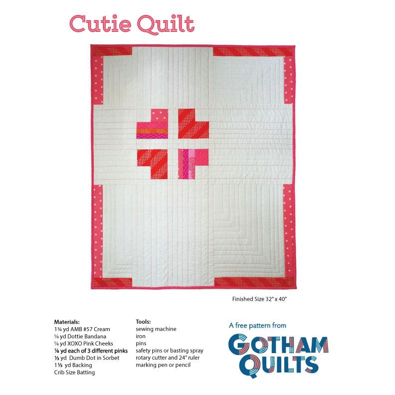 Cutie Free PDF Quilt Pattern — Gotham Quilts